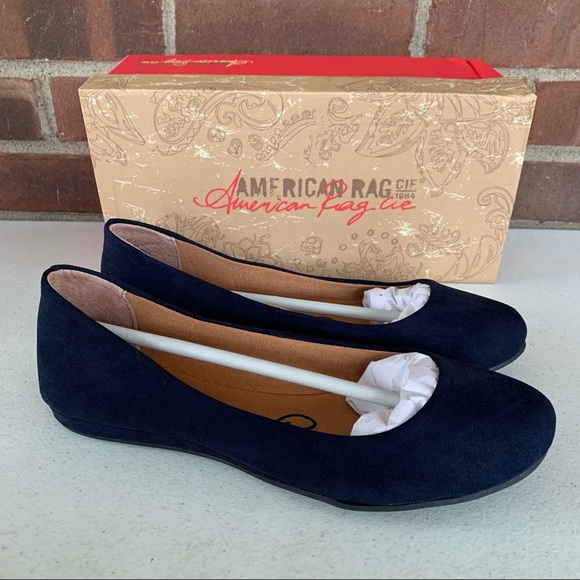 American Rag | Shoes | American Rag Aellie Navy Blue Slip On Flats ...